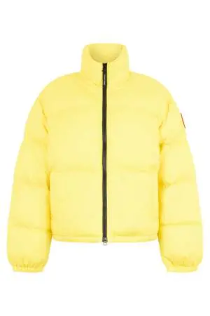 Canada Goose Padded Zip-front Jacket With High Collar For