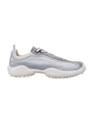 Miu Miu Miu Mini Bubble Sneaker In Technical Fabric And Suede