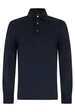 Zegna Long Sleeve Polo Shirt For