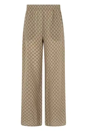 GUCCI Gucci Loose Silk Crepe Trousers