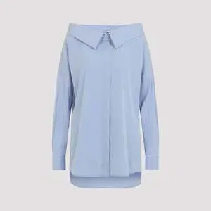 Balenciaga Oversized Stola Shirt - Blue