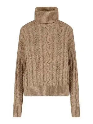Ralph Lauren Cable-knit Turtleneck Sweater