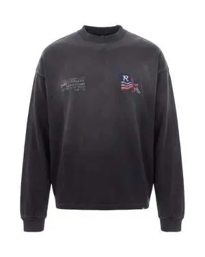 REPRESENT Graphic Long-sleeve Sweatshirt - Black