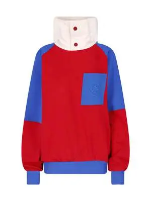 Stella McCartney Colorblock High-neck Sweatshirt - Multicolor