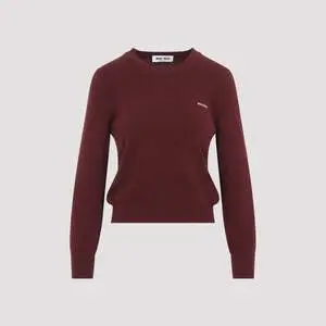 Miu Miu V-neck Virgin Wool Sweater