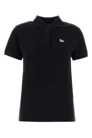 Maison Kitsuné Baby Fox Regular Polo - Black