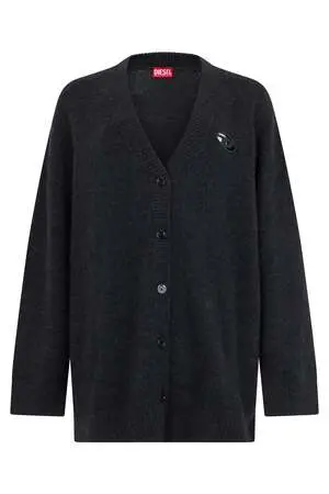 DIESEL® Logo Button Cardigan For