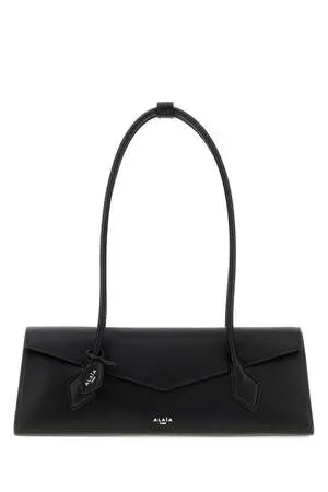 Alaïa Teckel Mini Leather Shoulder Handbag - Black