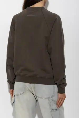 MAISON MARGIELA Logo Sweatshirt - Brown
