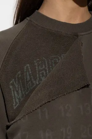 MAISON MARGIELA Logo Sweatshirt - Brown