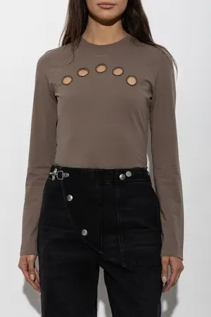 Marni Long-sleeve Cotton Top By