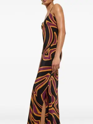 Emilio Pucci Silk Long Dress - Red