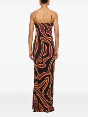 Emilio Pucci Silk Long Dress - Red