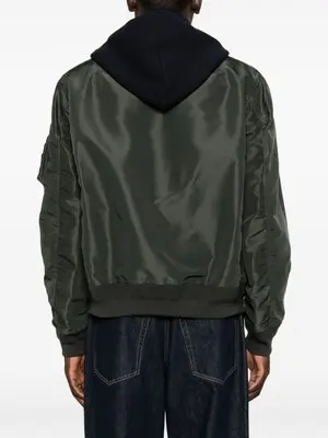 Sacai Zipped Sweatshirt By