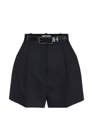 Elisabetta Franchi Wool Shorts - Black