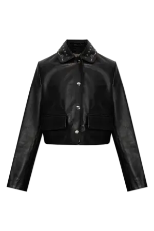 Marni Leather Jacket With Collar