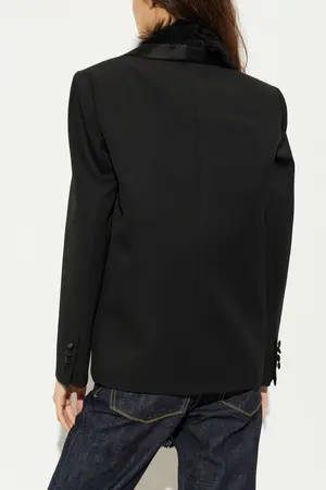 Fendi Wool Blazer With Pockets