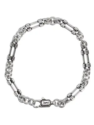 Saint Laurent Bracciale A Catena Con Moschettone