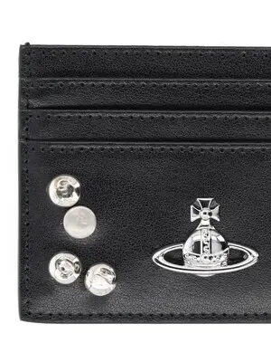 VIVIENNE WESTWOOD Portacarte Borchiato Con Orb