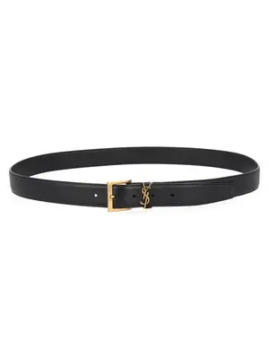 Saint Laurent Cintura Cassandre - Black