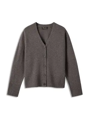 Whistles Wool V Neck Cardigan
