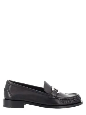 FERRAGAMO Mocassino Con Dettaglio "gancini - Black