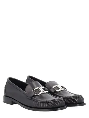 FERRAGAMO Mocassino Con Dettaglio "gancini