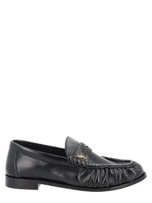 Saint Laurent Mocassino "le Loafer Cassandre - Black