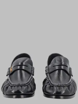 Saint Laurent Mocassino "le Loafer Cassandre - Black