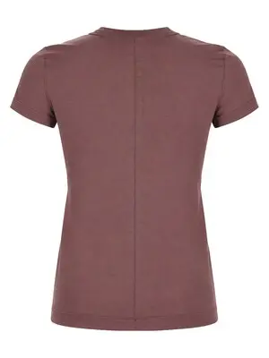 Rick Owens T-shirt Cropped "level T - Pink