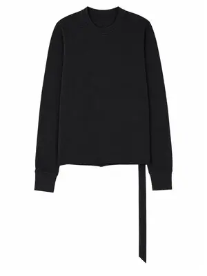 Rick Owens T-shirt In Cotone A Manica Lunga