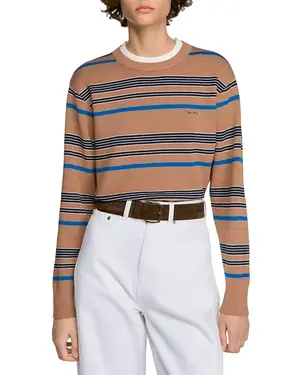Sandro Piper Layered Effect Sweater