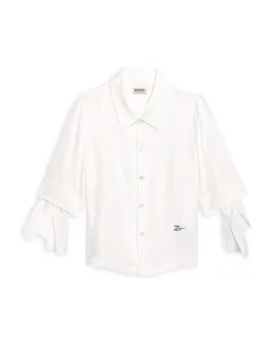 Zadig&Voltaire Telmy Silk Tie Sleeve Shirt - Judo