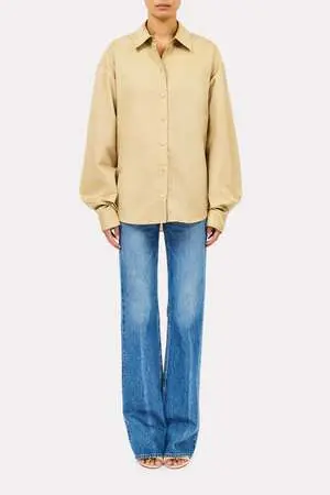 Ulla Johnson Laia Cotton Blouse - Sand