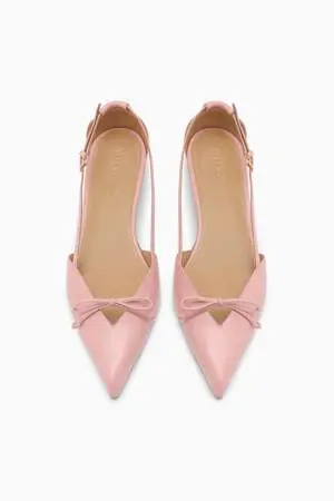 Ulla Johnson Bow Kitten Heel Slingback