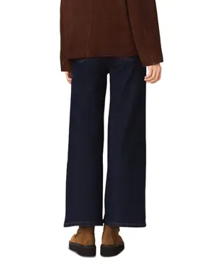 Maje Prairabrut High Rise Wide Leg Jeans