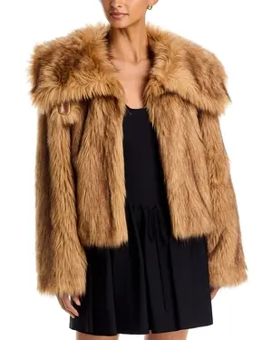 MILLY Remy Faux Fur Jacket