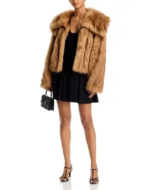 MILLY Remy Faux Fur Jacket