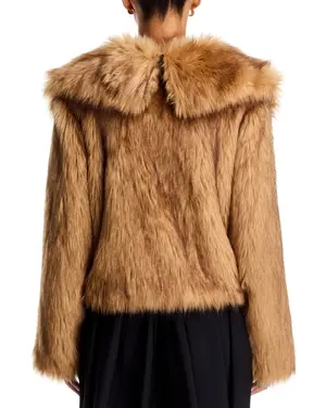 MILLY Remy Faux Fur Jacket