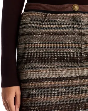 Ramy Brook Alina Houndstooth Mini Skirt