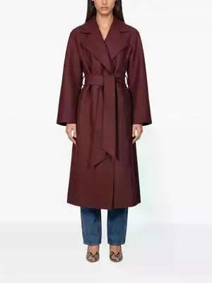 Harris Wharf London Belted Notch-lapels Coat