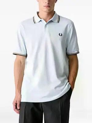 Fred Perry Twin-tipped Polo Shirt - Blue