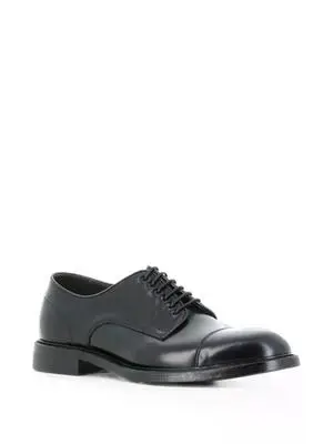 GREEN GEORGE Cap-toe Lace-up Derby Shoes