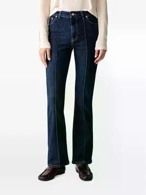 Gant Seam-detail Flared Jeans - Blue