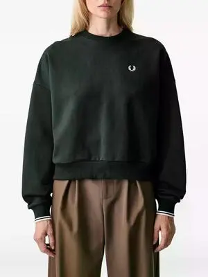 Fred Perry Logo-embroidered Sweatshirt - Green