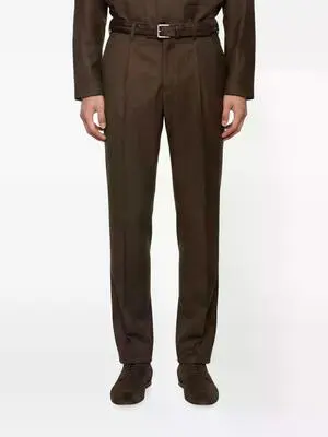 LARDINI Pleated-detail Tailored Trousers
