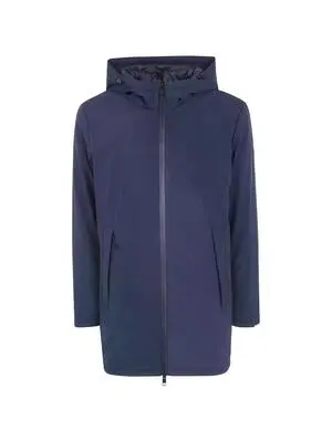 PEOPLE OF SHIBUYA Hooded Zip-up Performance Jacket - Blue