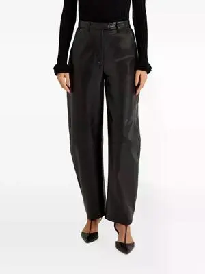 MARIE OLIVER Harlow Faux-leather Trousers