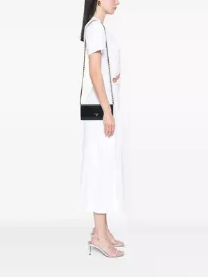 Prada 2010-2026 Saffiano Lux Wallet On Chain Crossbody Bag