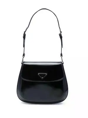 Prada 2013-2026 Medium Spazzolato Leather Cleo Flap Shoulder Bag